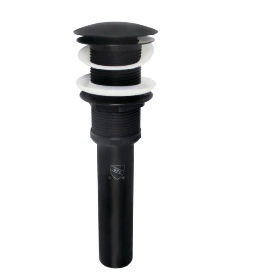 Brass Push Pop-Up Drain | Bathroom Sink Drain without Overflow – Rustic ...