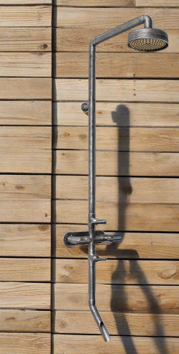 Rustic Outdoor Shower | Sonoma Forge Shower Fixtures – Rustic Sinks