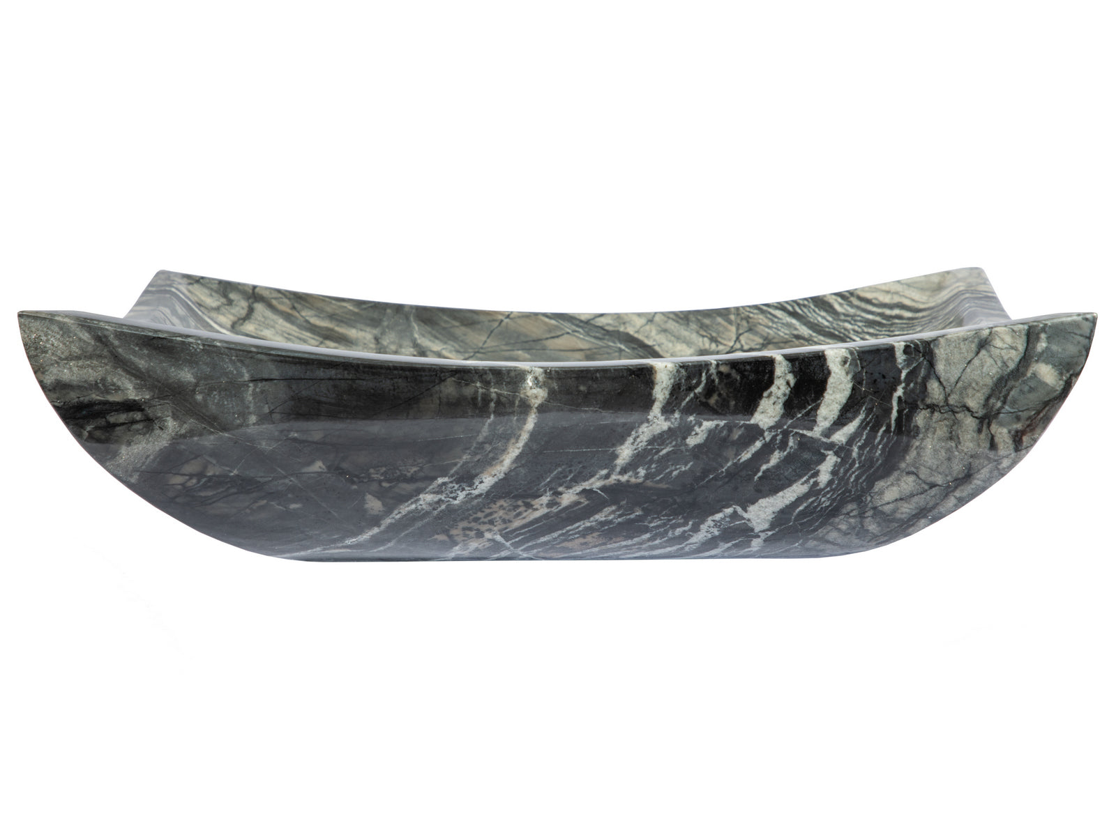 Wooden Black Marble Stone Zen Vessel Sink – Rustic Sinks