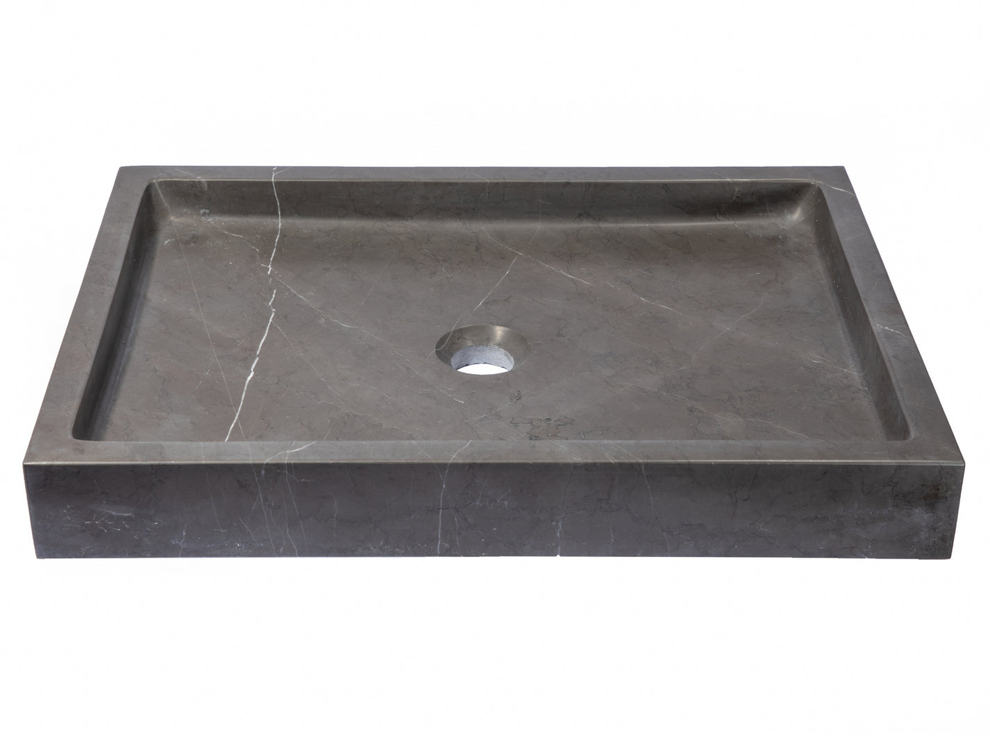 Natural Stone Rectangle Vessel Sink – Rustic Sinks