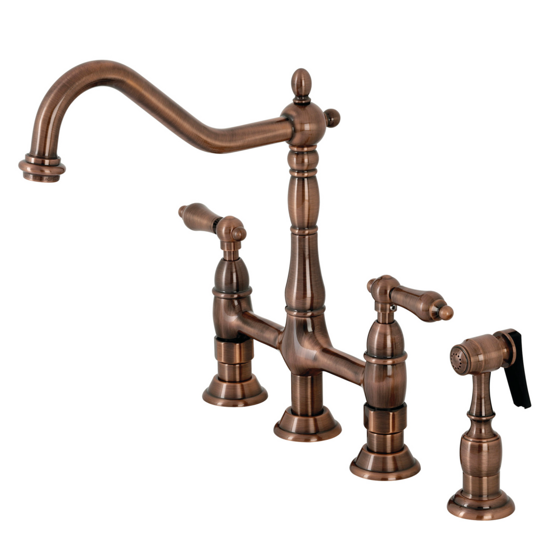 Bridge Style Kitchen Faucets | Rustic Sinks